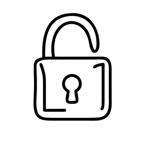 Premium Vector Lock Icon Outline