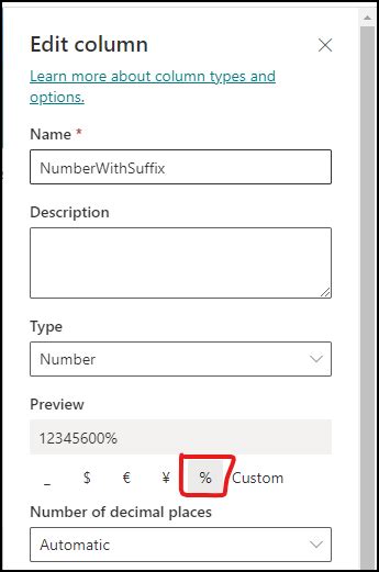 sharepoint adding 2 zeros to the percentage values in my list