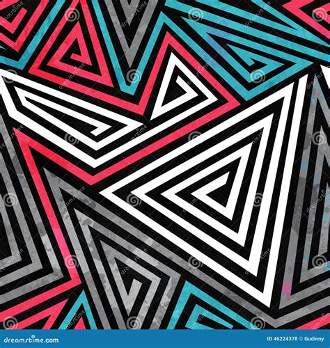 Triangle Pattern Vector Illustration 42972104