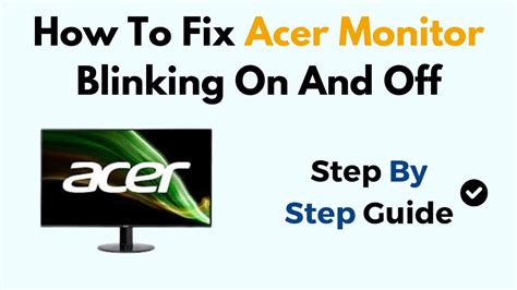 Acer Monitor Blinking Yellow Light At Angel Alvarado Blog