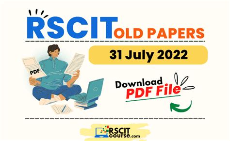Rkcl Rscit Exam Paper On 31 July 2022 Download Free Pdf