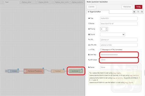 Howto Node Red Pushnachrichten Mithilfe Von Pushover Aus Nodered
