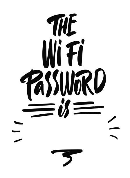 380 Free Wifi Password Stock Illustrations Royalty Free Vector Graphics And Clip Art Istock