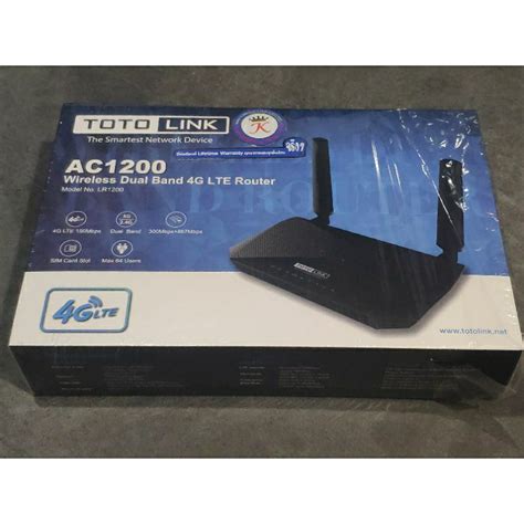 เร้าเตอร์ใส่ซิม 4g Router Wireless Dual Band Lte Totolink Ac1200 รุ่น
