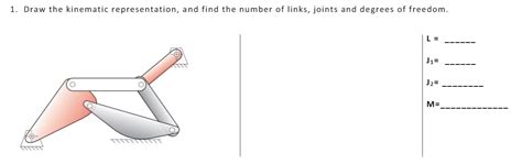 Solved Draw The Kinematic Representation And Find The