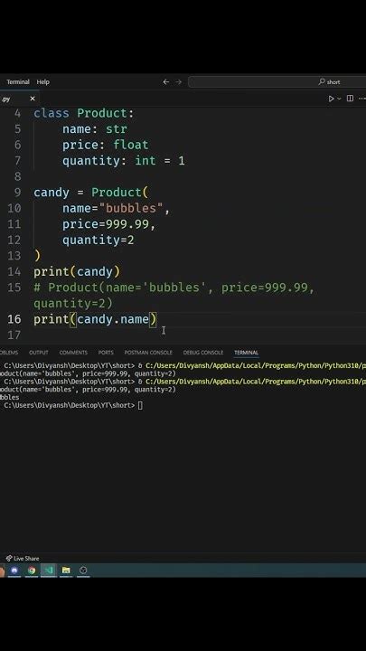 python dataclasses in 60 seconds youtube