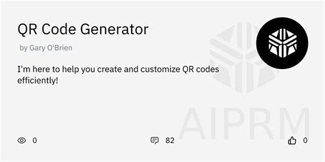 Gpt Qr Code Generator 💫 By Gary Obrien Aiprm For Chatgpt Gpt Qr Code Generator 💫 By Gary Obrien Aiprm For Chatgpt