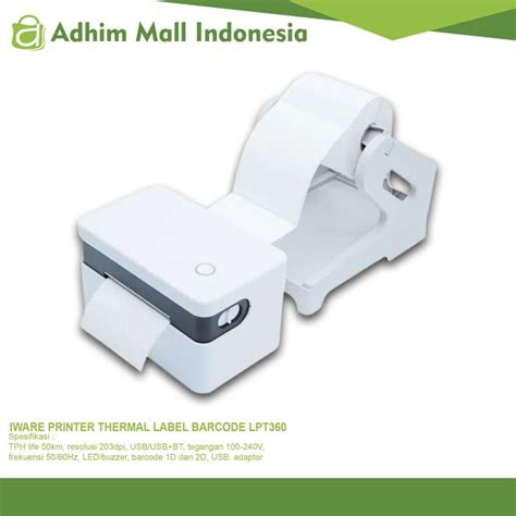 Iware Printer Thermal Label Barcode Lpt360