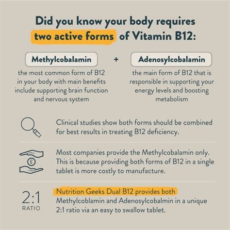 Nutrition Geeks Vitamin B12 365 Tablets For Sale Online Ebay
