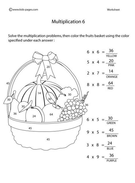 Multiplication 6 Worksheets Worksheets Multiplication Multiplication Problems
