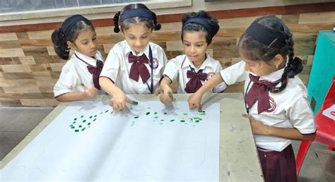 Grade 1 And 2 Group Activity Sarasvati Vidyalaya Schools Rabodi Thane