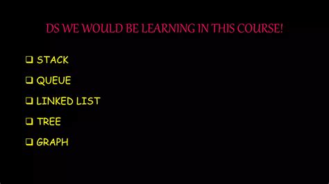 data structures introduction ppt