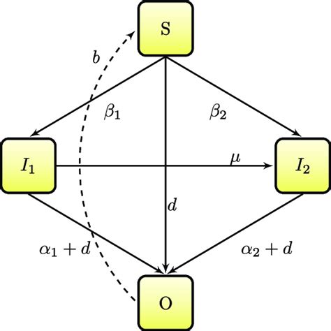 Schematic Diagram Of The Baseline Si Non Spatial Model With Two