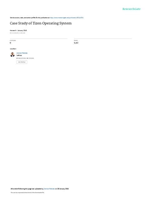 Tizen Operating System Download Free Pdf Android Operating System