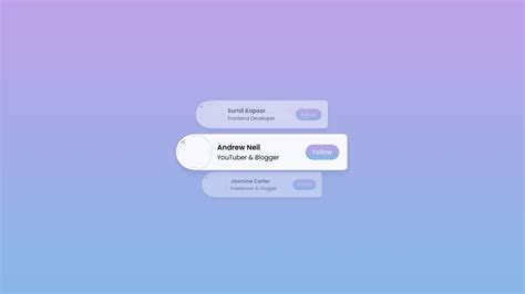 Scrolling Cards