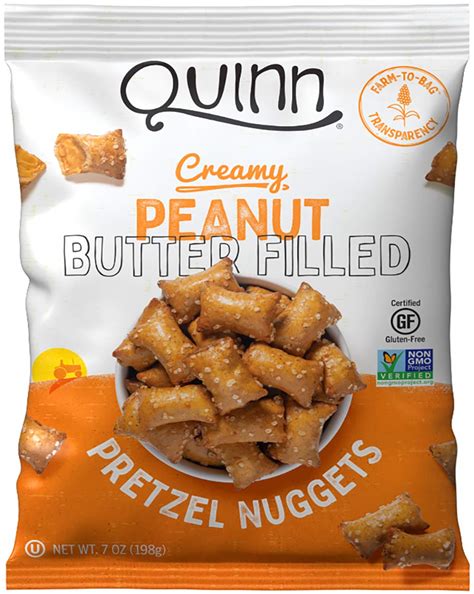 Quinn Peanut Butter Filled Pretzel Nuggets