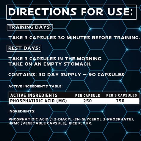 Optimised Phosphatidic Acid X 90 Capsules Matrix Nutrition