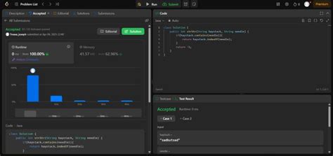 100daysofcode Leetcode Java Dsa Problemsolving Treasa Joseph