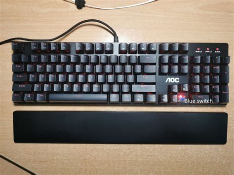 Mechanical Keyboard AOC GK500 Outemu Blue Switch Full RGB Computers Tech Parts