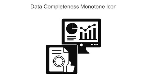 Data Completeness Monotone Icon In Powerpoint Pptx Png And Editable Eps
