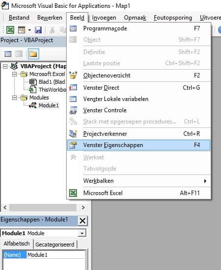 Module Hoe Toevoegen Editor Macro Vba Excelweb