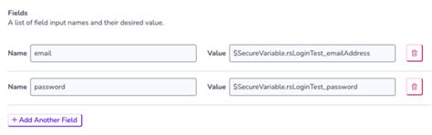 User Journey Secure Variable Storage Rapidspike