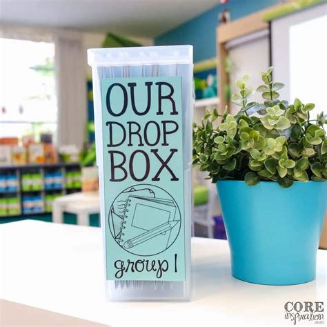 Homework Drop Box A Routine To Organize Homework Collection Core