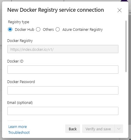 How To Push An Image To Docker Hub In Azure Pipelines Stack Overflow