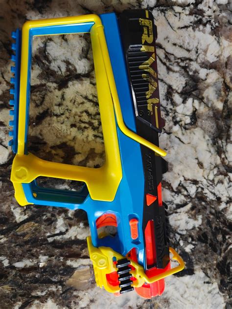 Nerf Rival Mirage Xxiv 800 Blaster 10 Nerf Rival Accu Rounds 2 Ways To Load 8 Round Removable