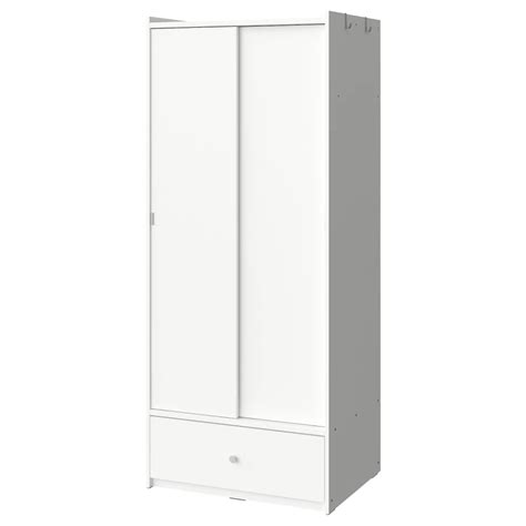 Шкаф купе - BRUKSVARA IKEA/ БРУКСВАРА ИКЕА, белый за 29062 рублей в по ...