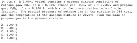 Solved Pts A L Vessel Contains A Gaseous Mixture Chegg