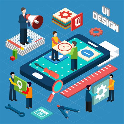 User Interface Design Concept Symbols Layout Vector Art At Vecteezy