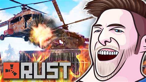 Funny Helicopter Crash The Crew Rust Server Episode 10 YouTube