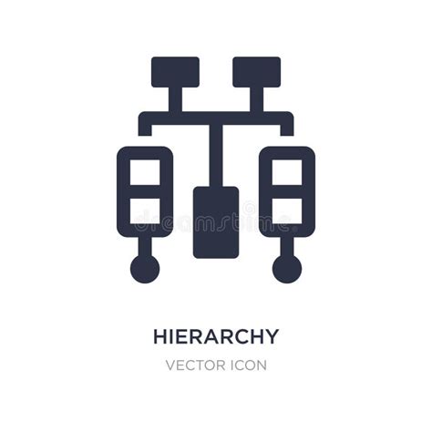 Hierarchy Structure Outline Icon Isolated Line Vector Illustration From Business Collection