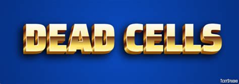 Dead Cells Text Effect And Logo Design Videogame