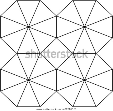 Octagon Pattern Stock Vector Royalty Free 462882181