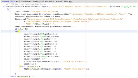 program aplikasi perpustakaan menggunakan java netbeans terhubung
