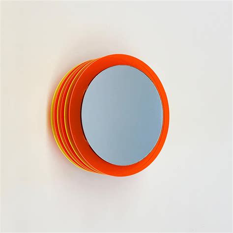 Set 3d Wall Mirrors With Plexiglass Design Sculpture By Andreas Berlin For Sale At 1stdibs