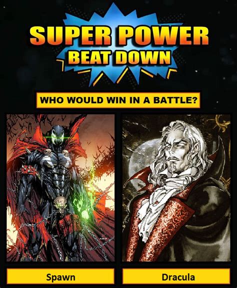 Spbd Spawn Vs Dracula By Lh1200 On Deviantart