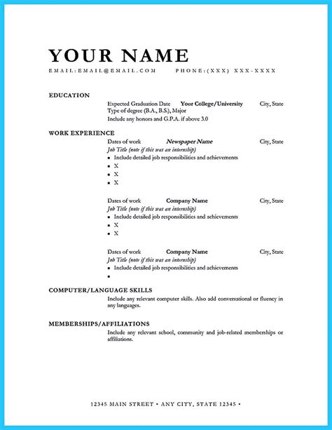 How To Write Expected Graduation Date On Resume