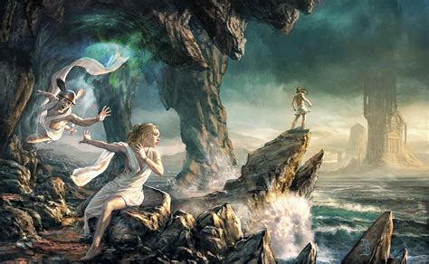 Calypso The Nymph Who Lived On The Island Of Ogygia And Detained