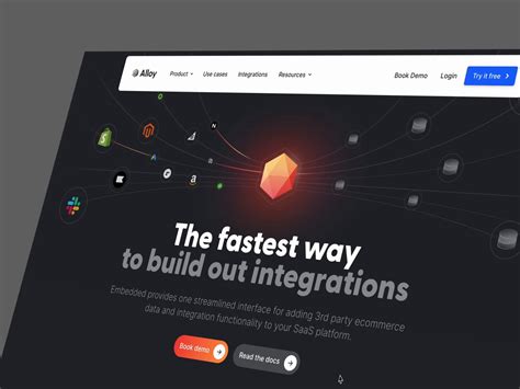 new alloy embedded landing page by filipe soares for alloy design on