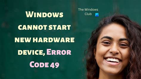 Windows Cannot Start New Hardware Device Error Code 49 Youtube