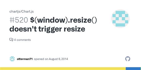 Windowresize Doesnt Trigger Resize · Issue 520 · Chartjschartjs · Github