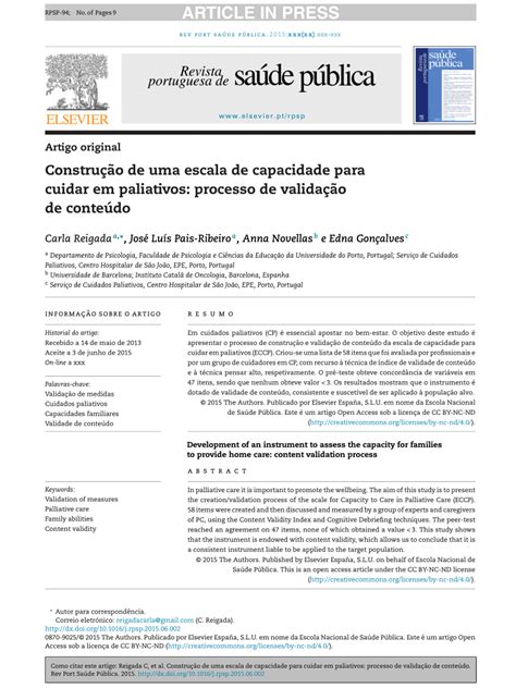 Pdf Development Of An Instrument To Assess The Capacity For Families To Provide Home Care