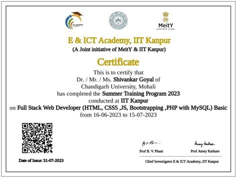 Im So Excited To Share That Ive Just Received My Certificate For The Full Stack Web Developer