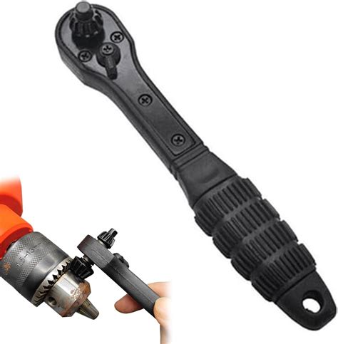 2 In 1 Drill Chuck Ratchet Spanner Drill Chuck Key Ratchet Wrench 2 Modes Applicable Easy