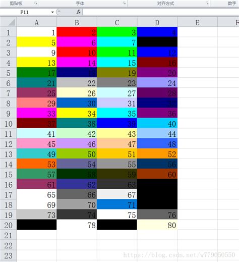 Poi Xssf背景颜色对照表 Java生成excel文件poi Xssfcolor色调 Csdn博客