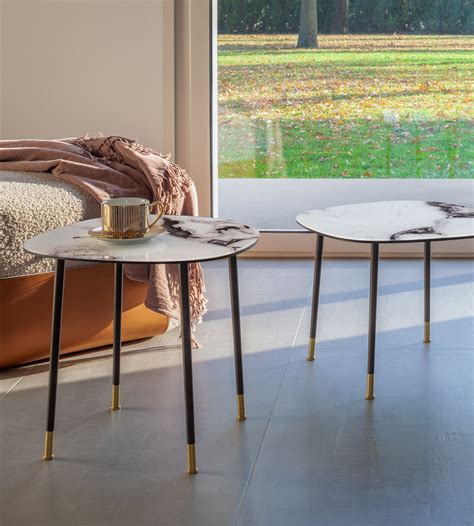 Pebble Tempered Glass Coffee Table By Morica Design