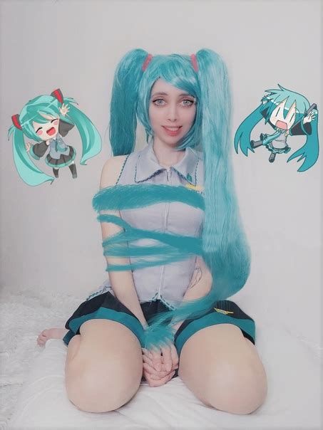 Когда учишься рисовать волосы в редакторе Ну почтииии Мику косплей аниме тянки тяночки